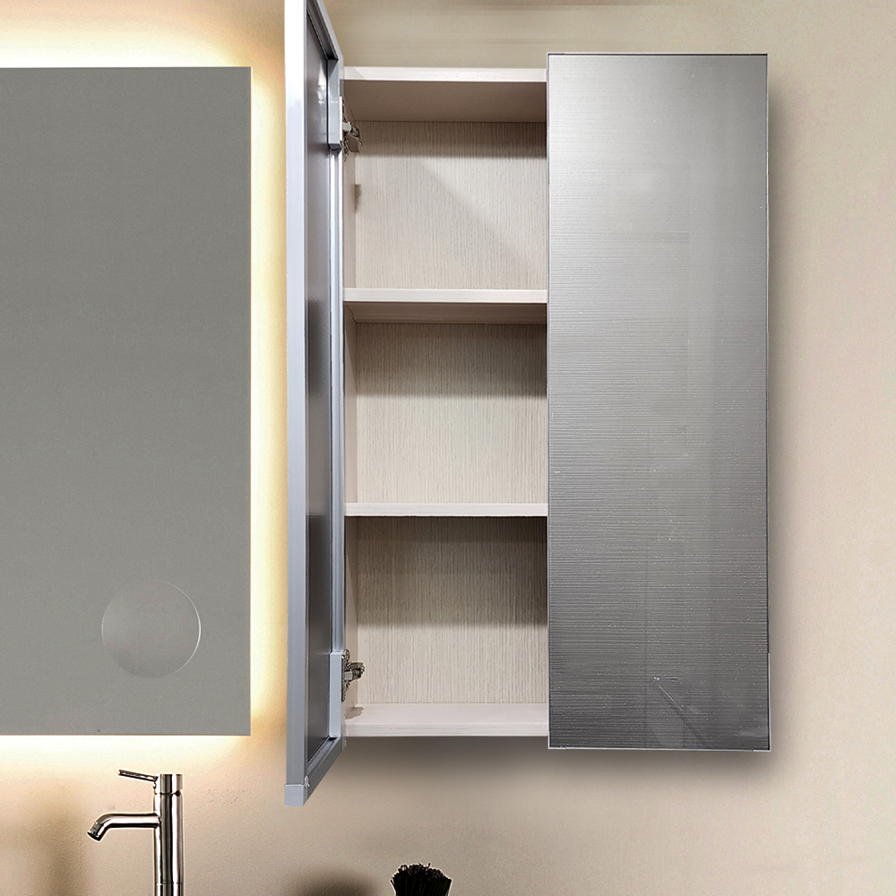 그레이 욕실 수건장 화장실 수납장 500x800 HLBATH - 온채널